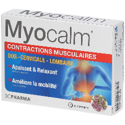 Myocalm Contractions Musculaires 30 Comprimes 3C Pharma au meilleur ...