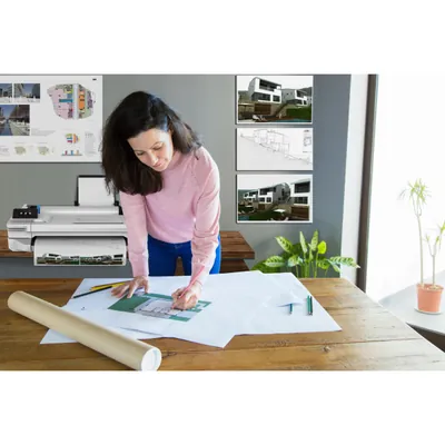 HP Designjet T525 36-in Printer imprimante grand format Wifi A jet d ...