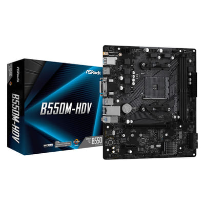 Asrock B550M-HDV AMD B550 Emplacement... Prix Maroc : Dès 949 DH