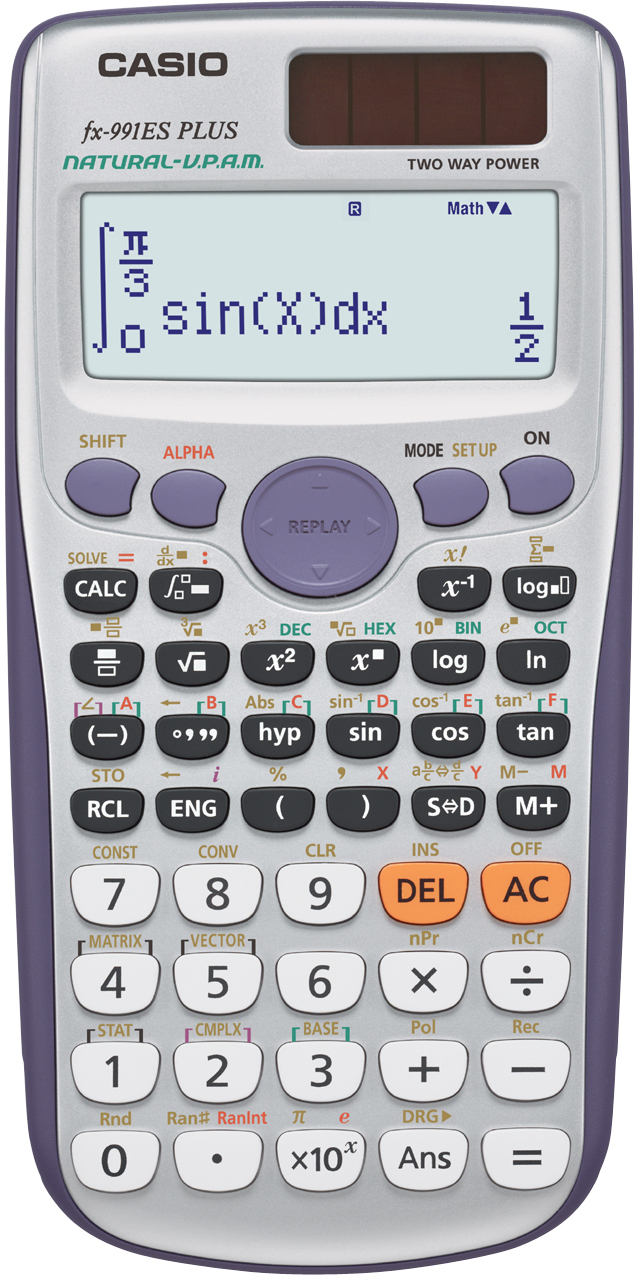 Casio FX-991ES Plus calculatrice Bureau Calculatrice scientifique Gris au Meilleur Prix au Maroc